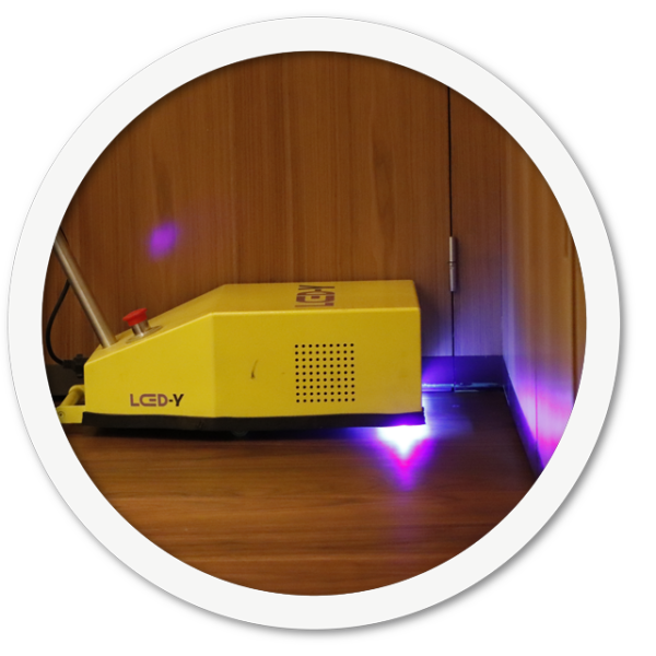 LED curing machine for finishes - LED-Y On SITE CURE system
